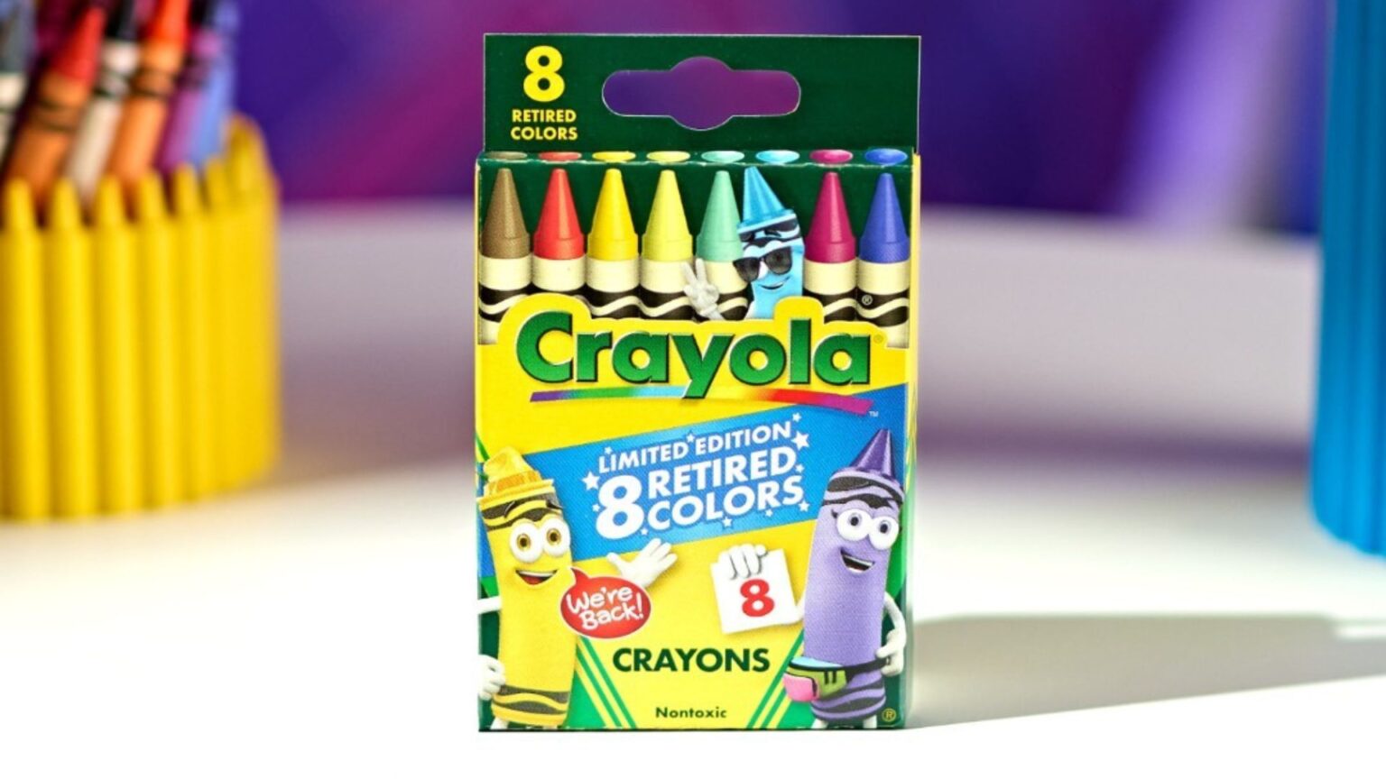 Crayola Returns Iconic Crayon Colors Including Dandelion For A Limited ...